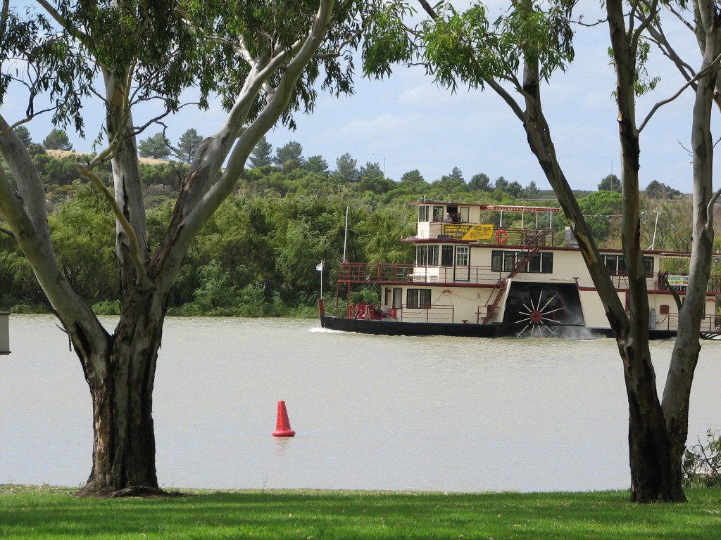 Captain Proud at Swanport Reserve Murray Bridge - Trevor's Travels