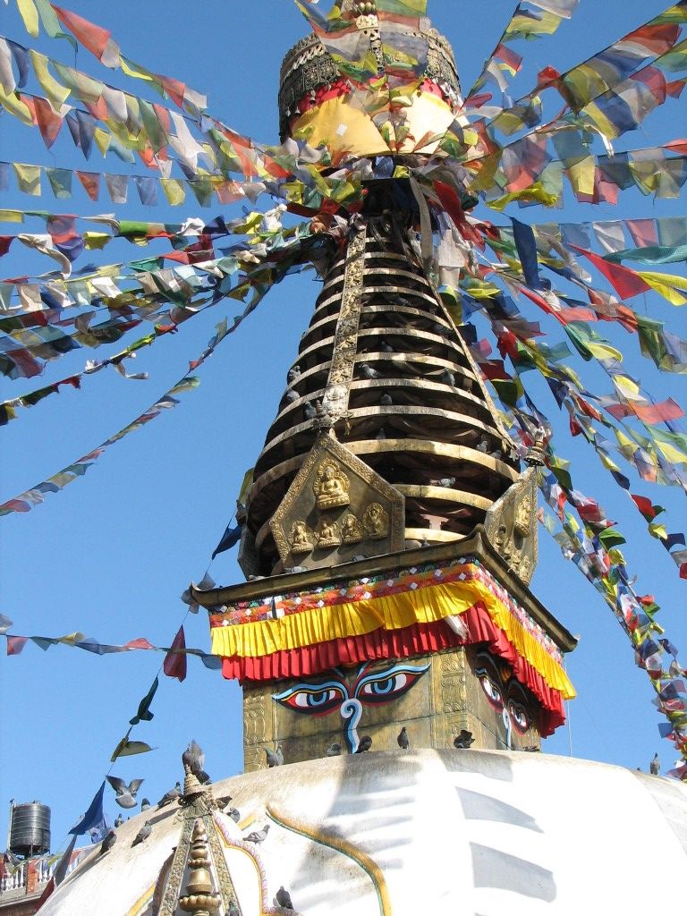 Buddhist Stupa in Kathmandu - Trevor's Travels