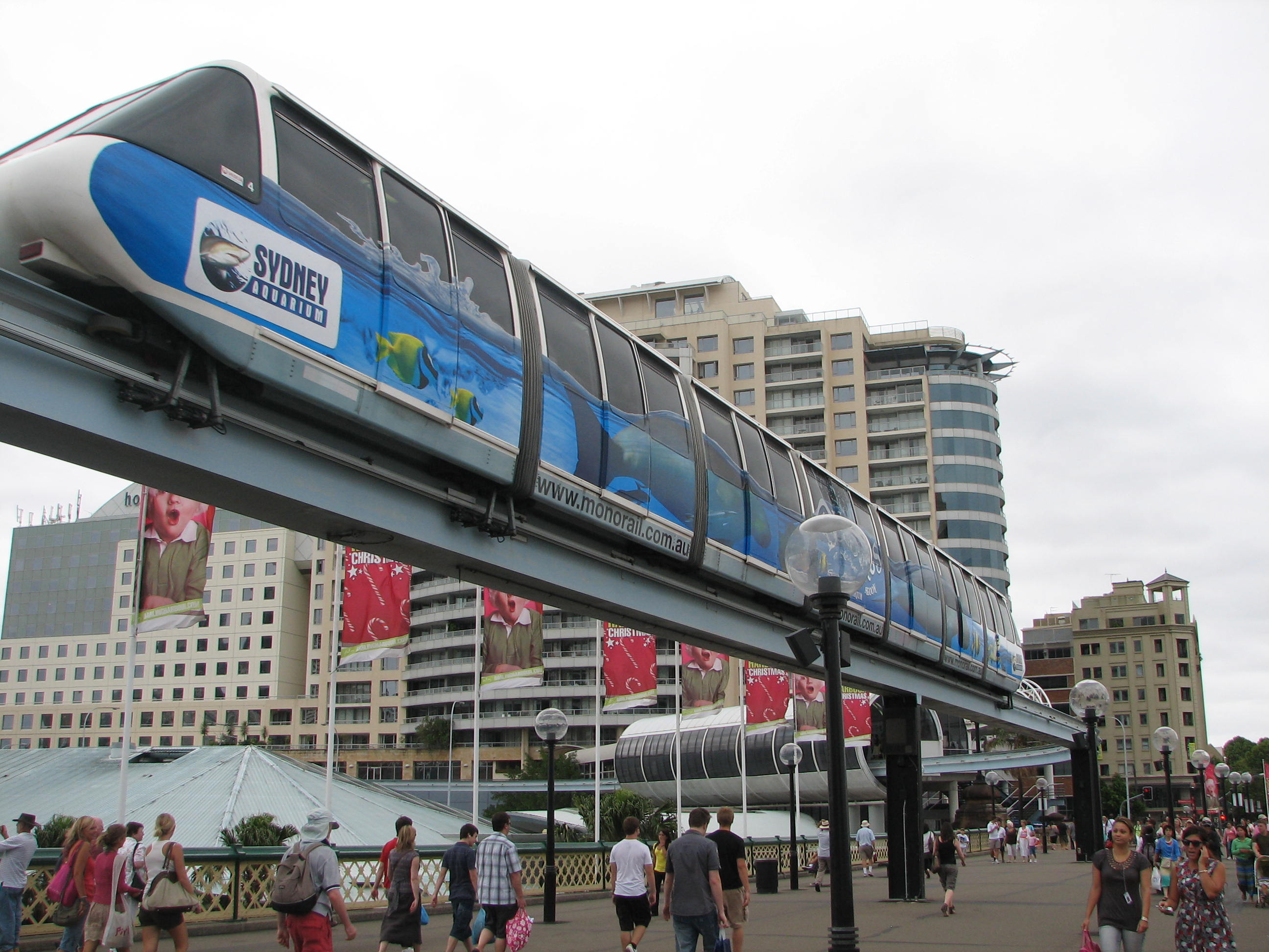 Mono Rail, Darling Harbour, Sydney - Trevor's Travels