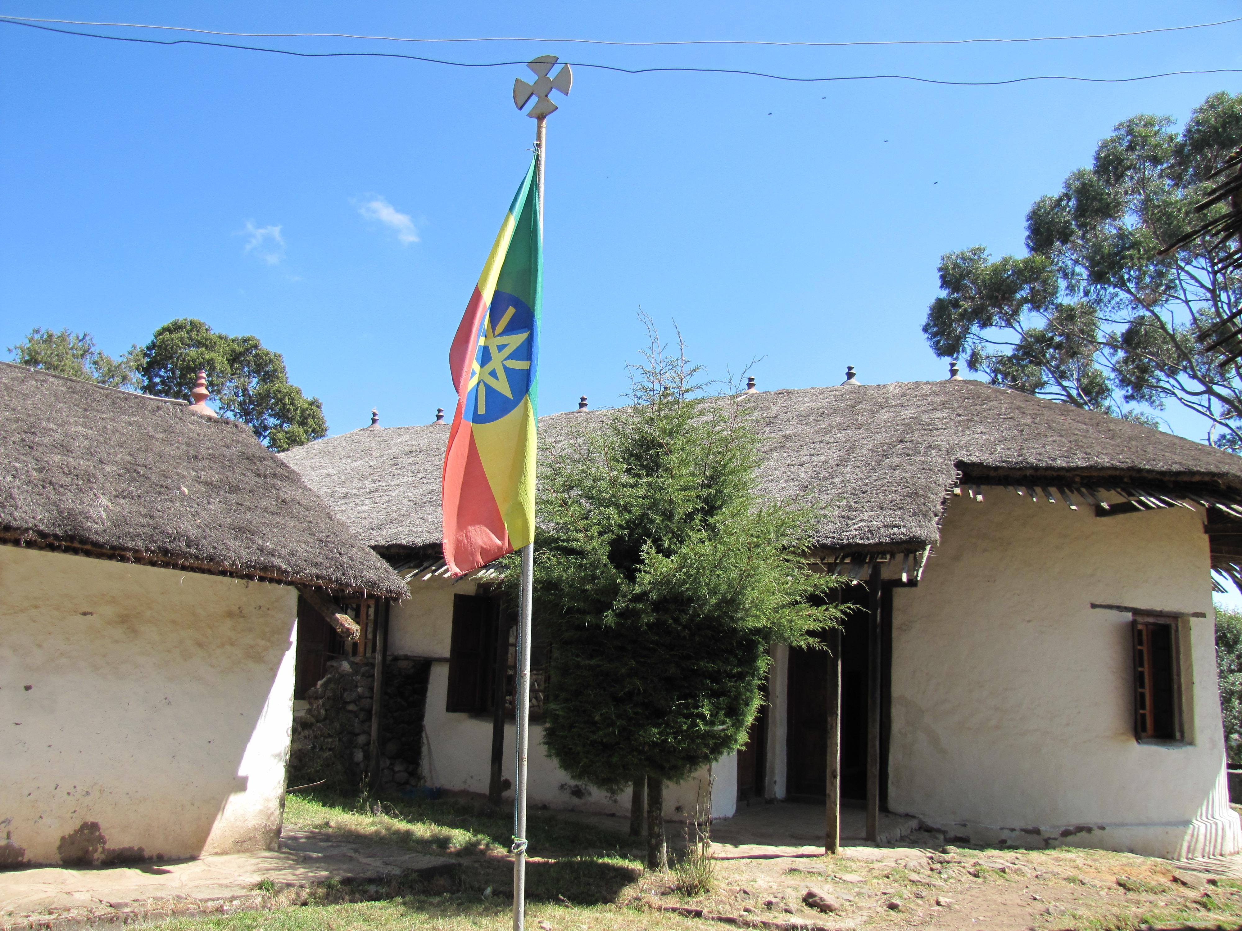 Palace of Emperor Menelik II in Entoto Natural Park, Addis Ababa ...