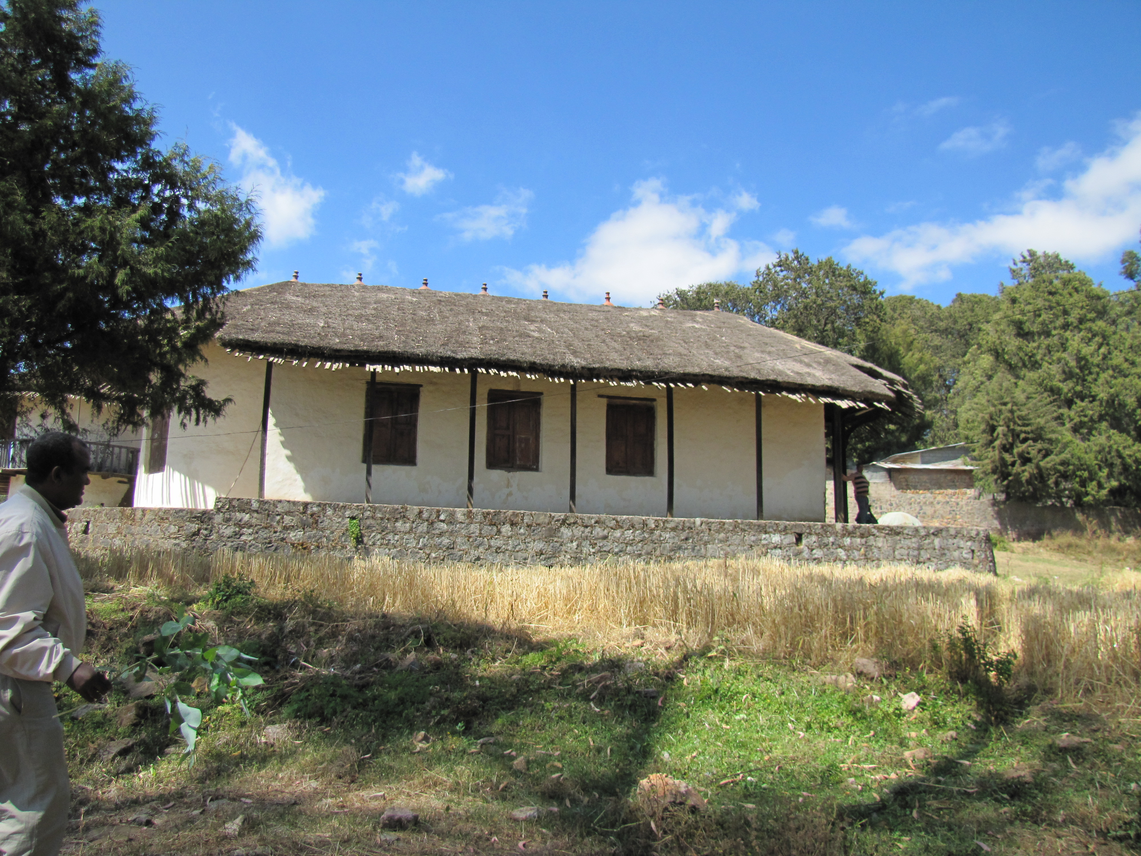Palace of Emperor Menelik II in Entoto Natural Park, Addis Ababa ...