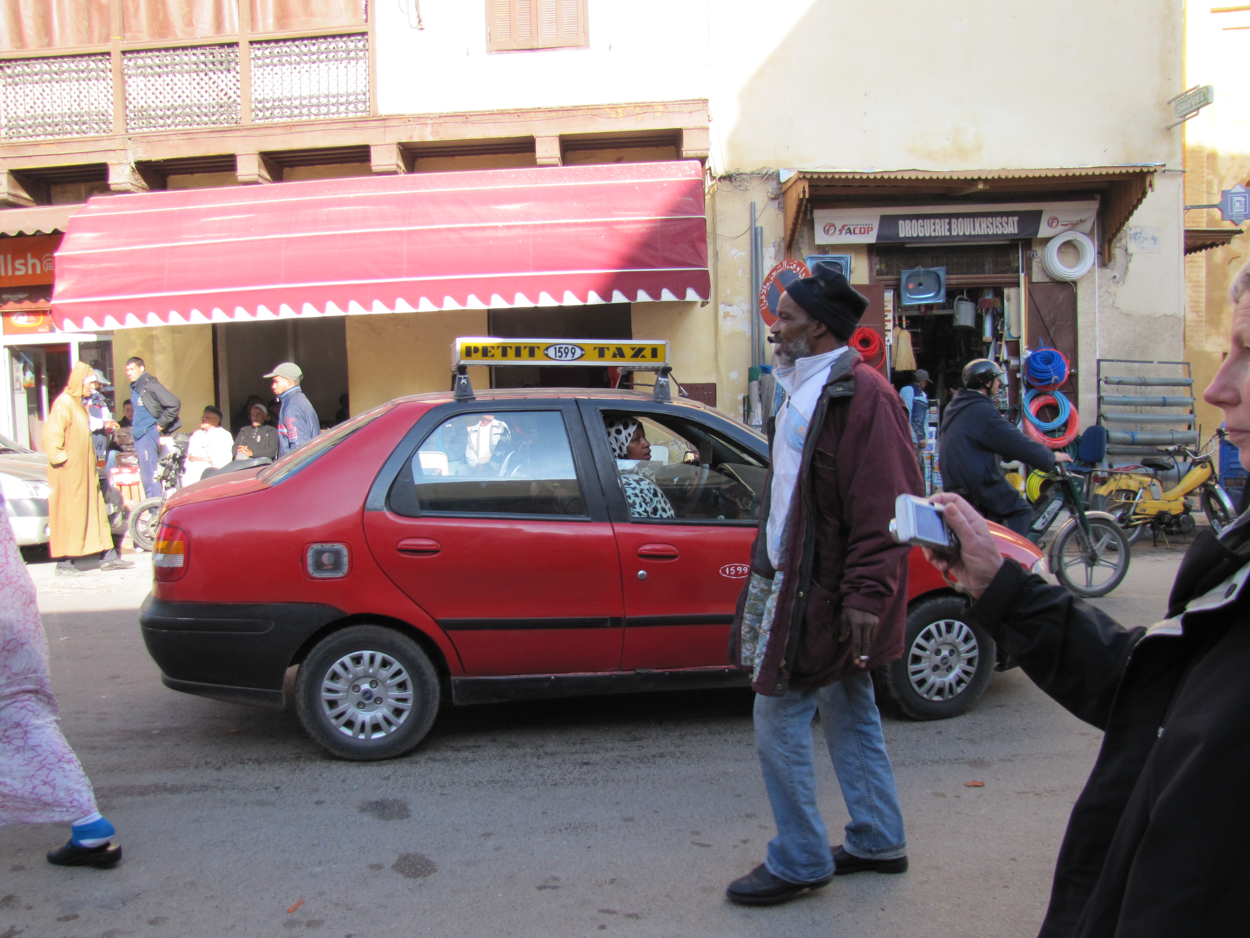 Petit taxi in Fes, Morocco - Trevor's Travels