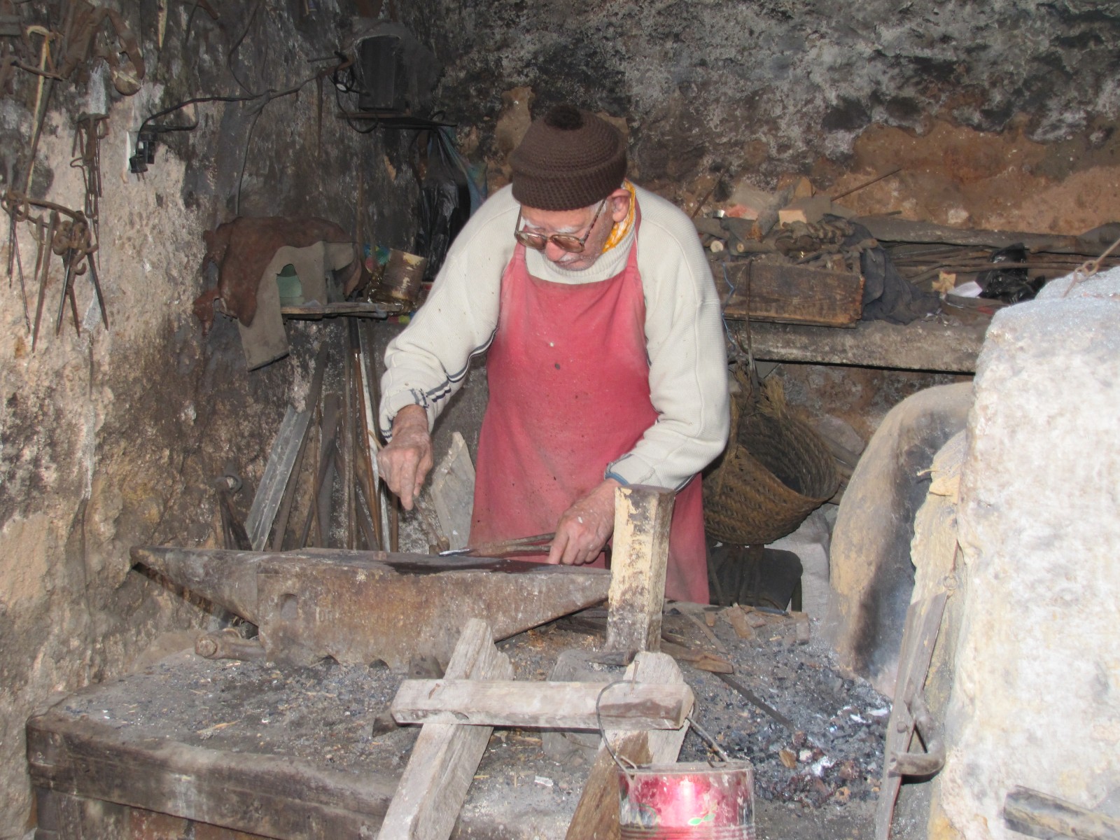 The Old Village Blacksmith in Sefrou, Morocco - Trevor's Travels