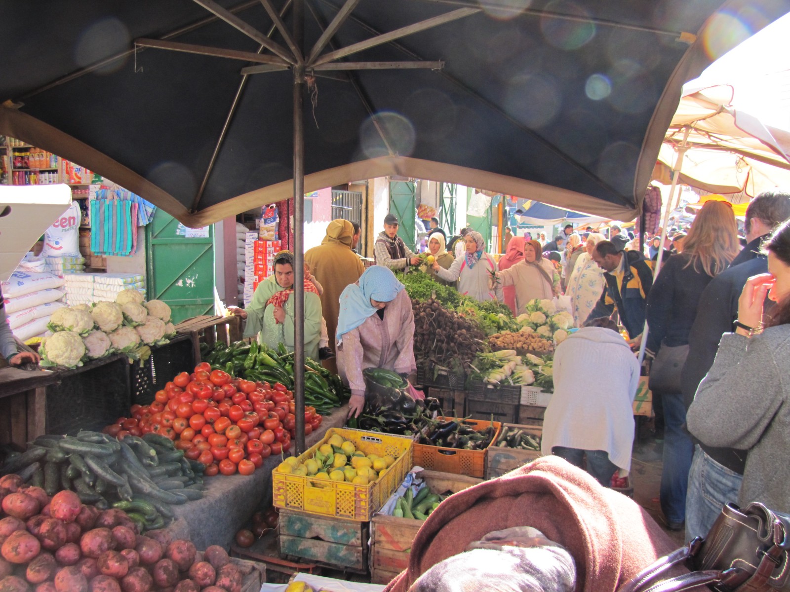 Farmers' markets in the village of Sefrou, Morocco - Trevor's Travels