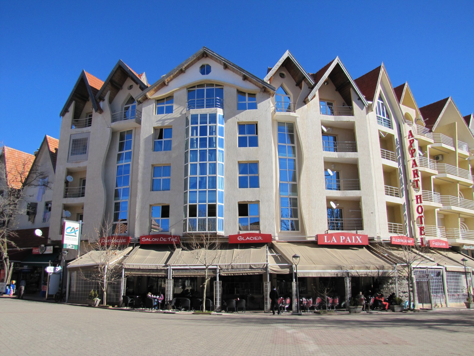 Morning tea in Ifrane, Morocco - Trevor's Travels